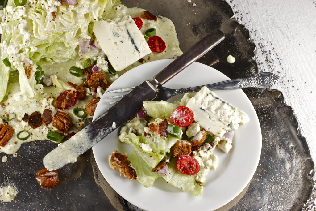 Iceberg Wedge Salad combines familiar ingredients into salad art.