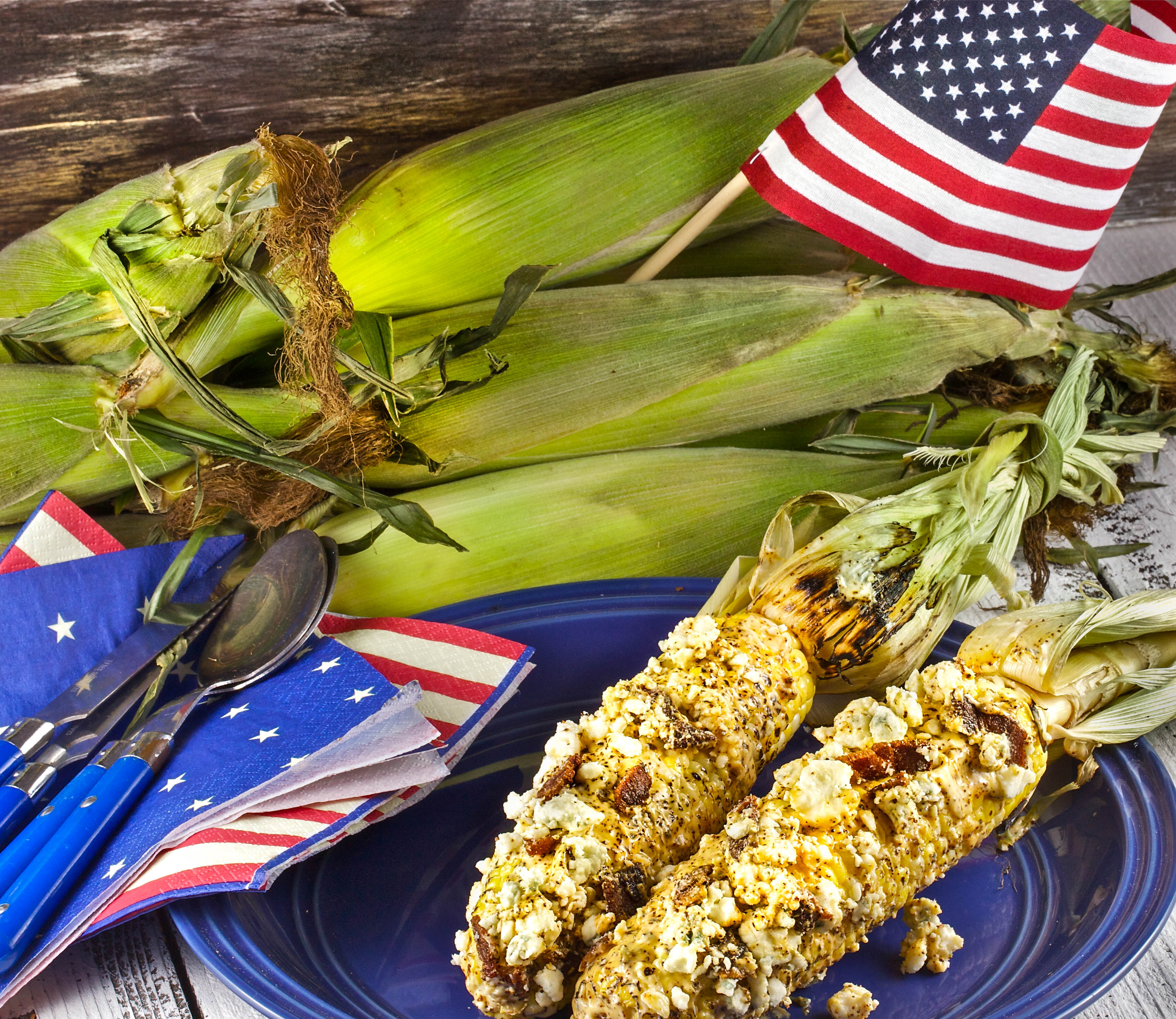 Blue Plate Corn on the Cob is a tasty side dish at your next barbecue.